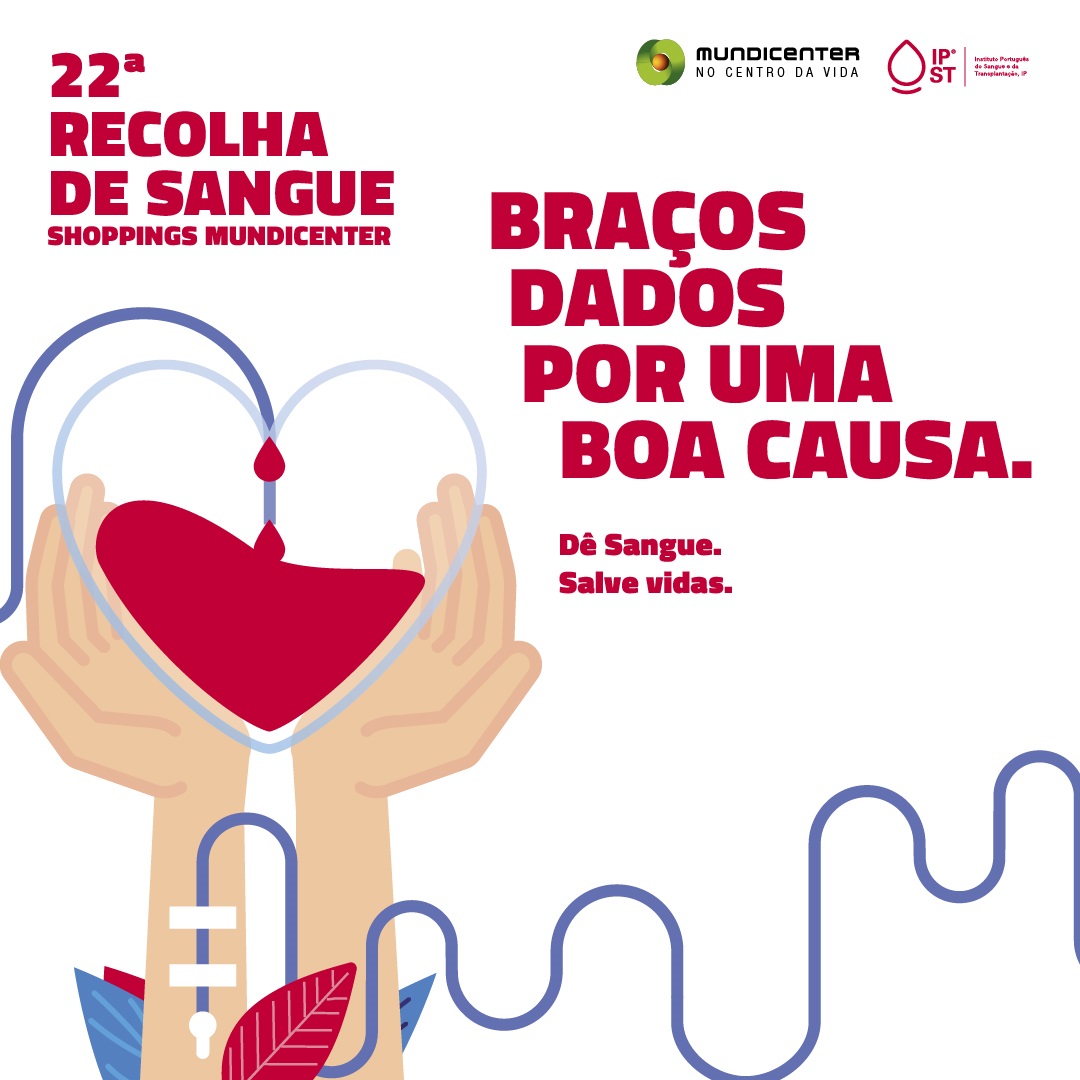 Mundicenter associa-se ao IPST para incentivar a comunidade doar sangue ...