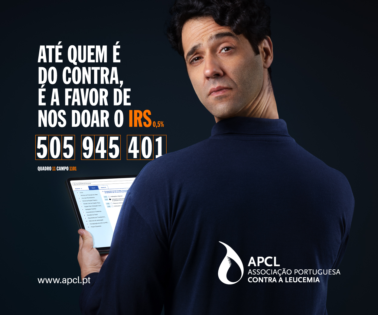 Campanha de consignação de IRS da APCL mostra que qualquer um é favor ...